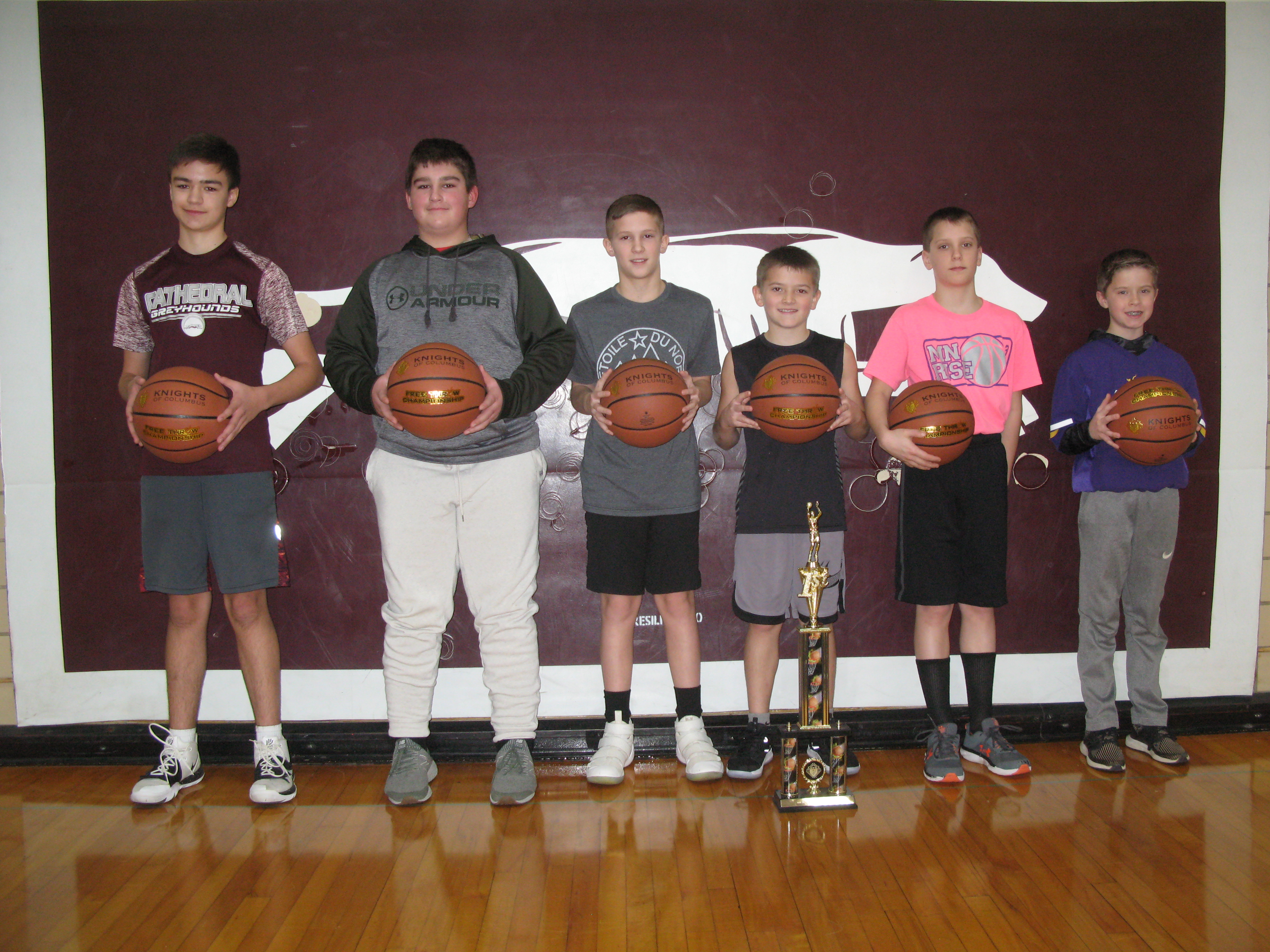Free Throw Contest winners, boys | News, Sports, Jobs - The Journal
